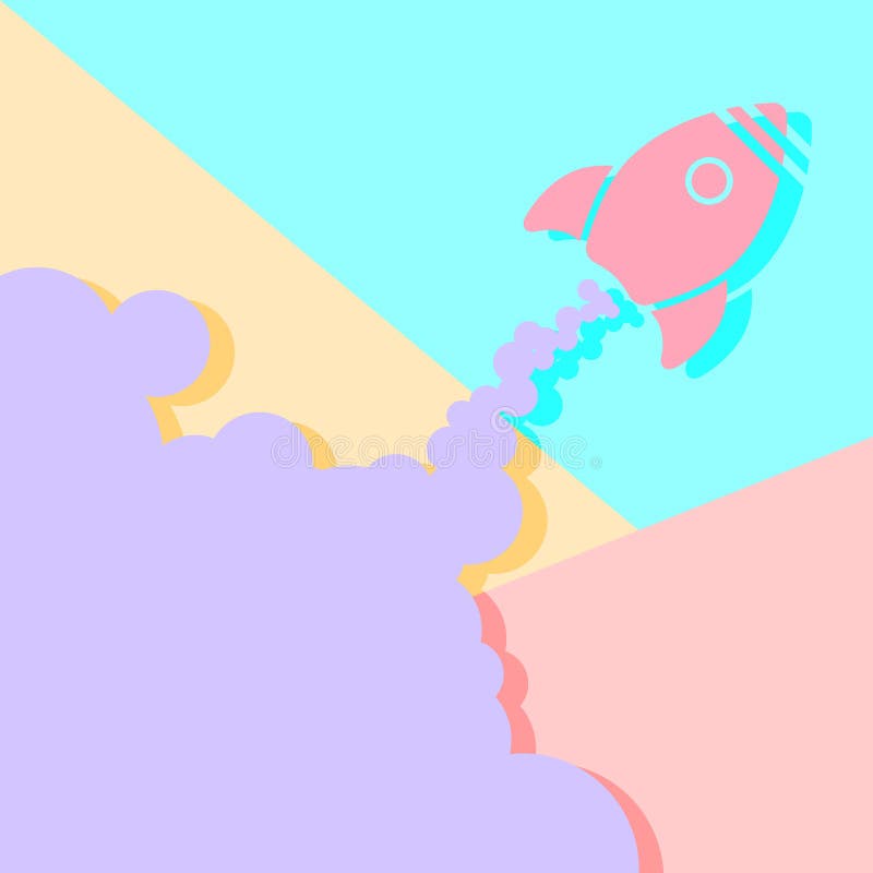 Minimal Rocket Astronaut Logo Icon Design Stock Illustrations – 104 ...