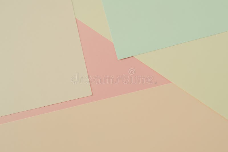 Flat Lay, Paper Pastel Colors for Texture Background. Colored Paper ...