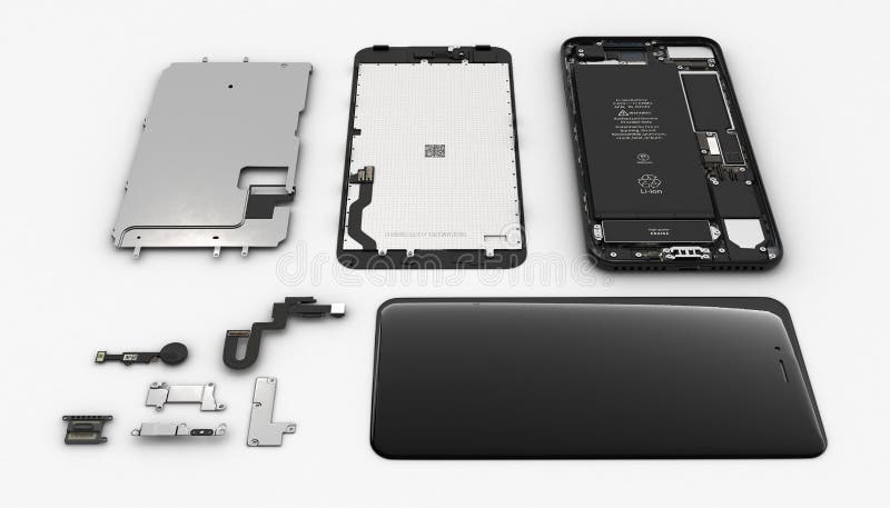 Components Inside Mobile Phone Stock Illustrations – 59 Components ...