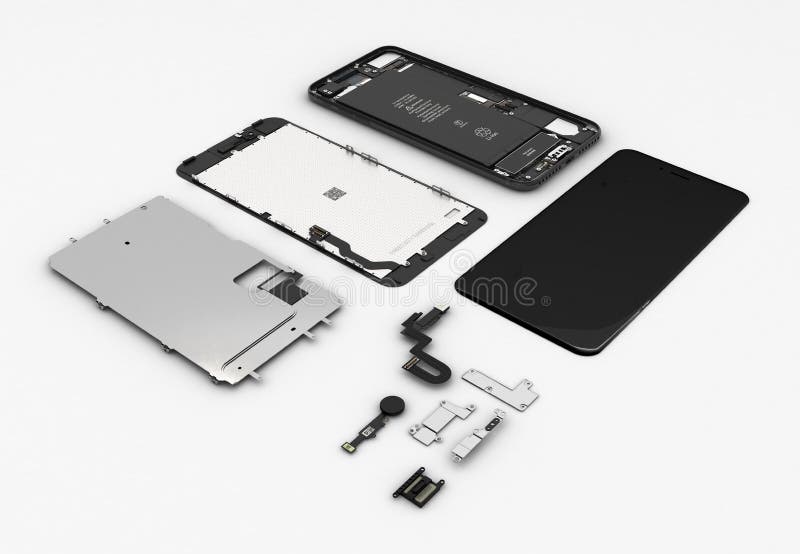 Components Inside Mobile Phone Stock Illustrations – 59 Components ...