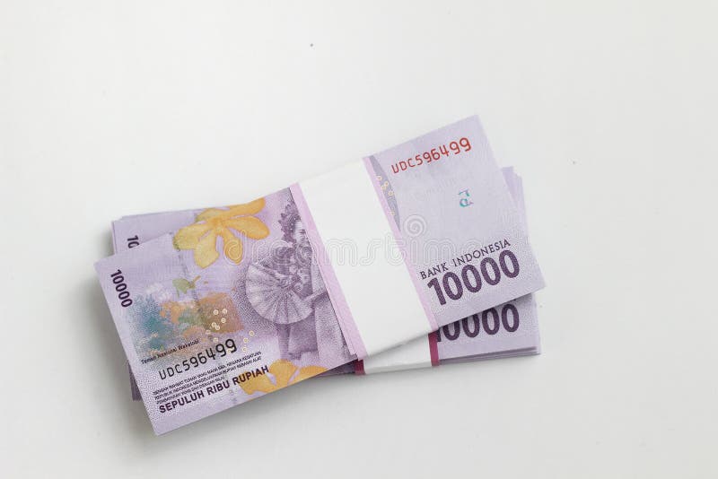 Photo of the Red 100 Thousand Currency, the Indonesian State Currency ...