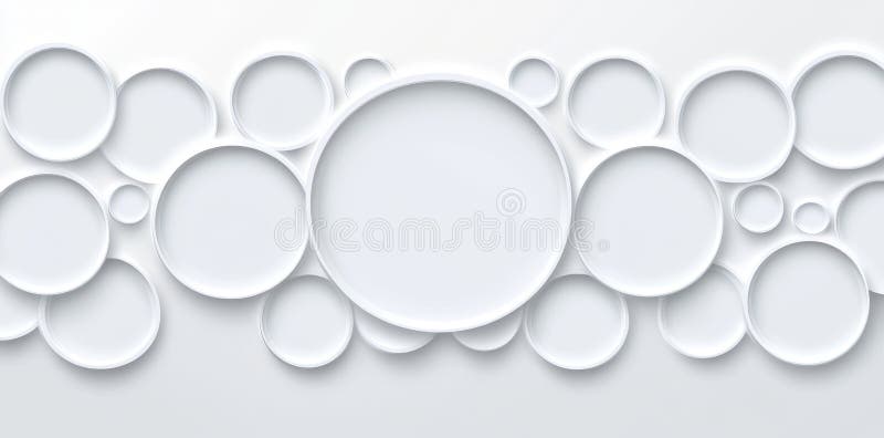 A Flat Lay Top View from Above Features Smooth Concentric Random Offset ...