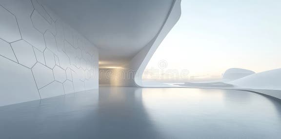 A Flat Lay Top View from Above of a Random Offset White Cube Hexagon ...