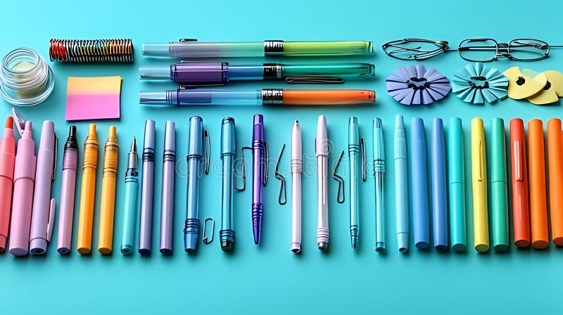 Various Writing Accessories Stock Illustrations – 810 Various Writing ...