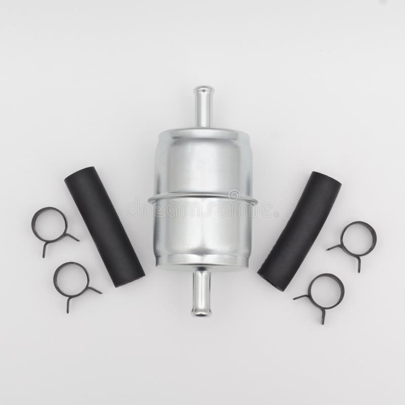 Inline Fuel Filter stock image. Image of supply, hose - 264167287