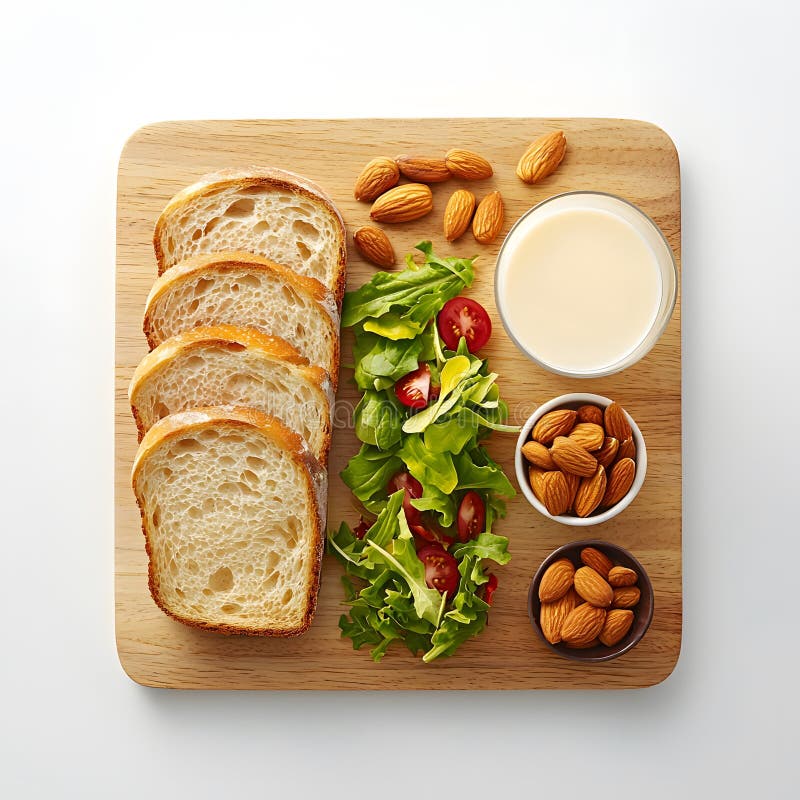 Healthy Breakfast Spread Featuring Fresh Ingredients and Wholesome ...