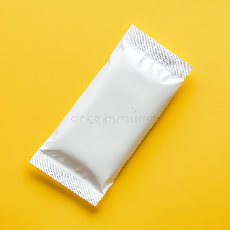 A Flat Lay View of a Snack Packaging Template Designed for Chocolate ...