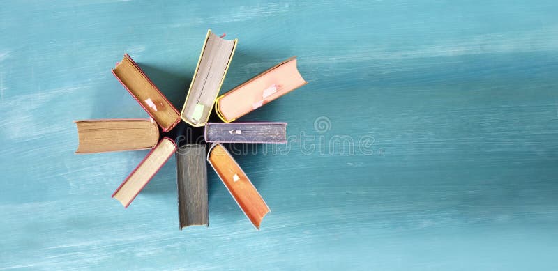 Flat Lay of Vintage Books, Reading; Learning; Education; Literature ...
