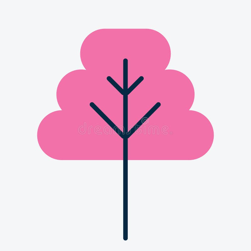 Flat Leaf Design Round Shape Three Levels Elongated and Simple Stem ...