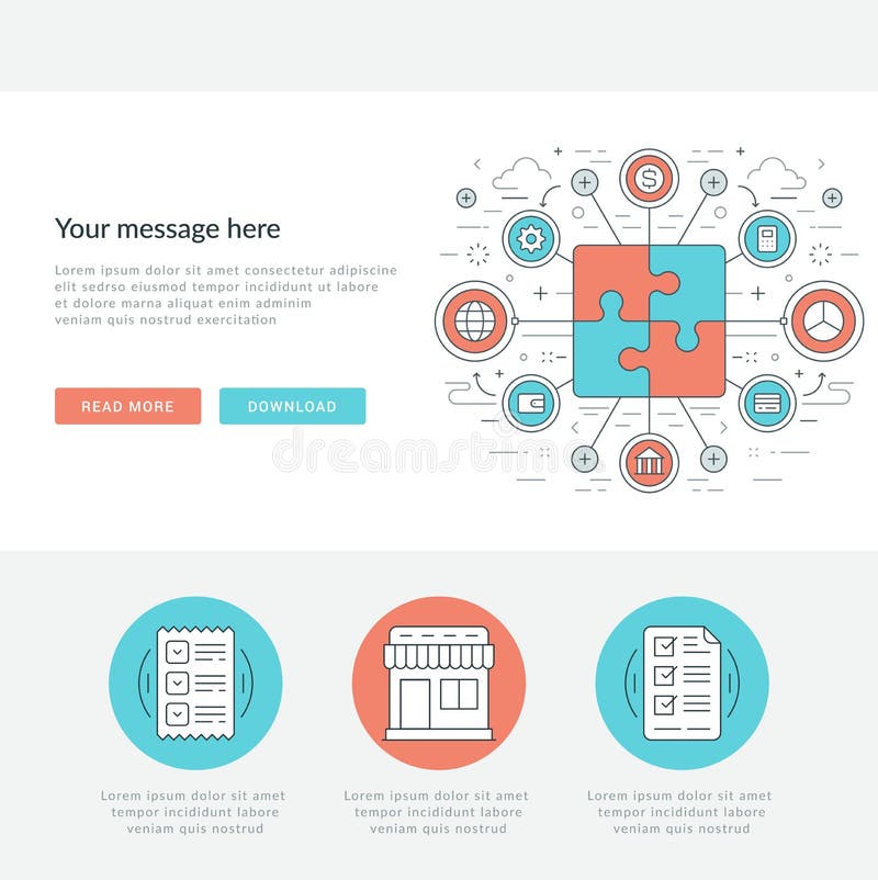 Web Header Banner Puzzle Stock Illustrations – 176 Web Header Banner ...