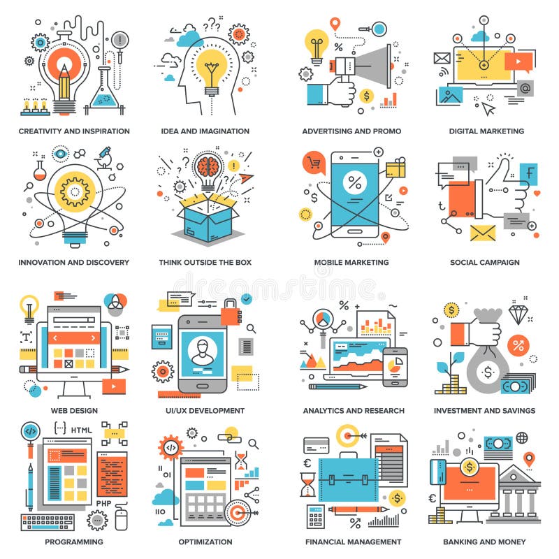 Program Coding Concepts stock vector. Illustration of hardware - 73277744