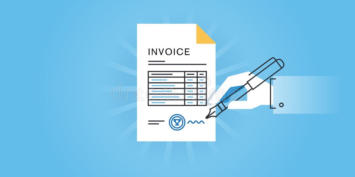 Invoice Banner Stock Illustrations – 3,674 Invoice Banner Stock ...