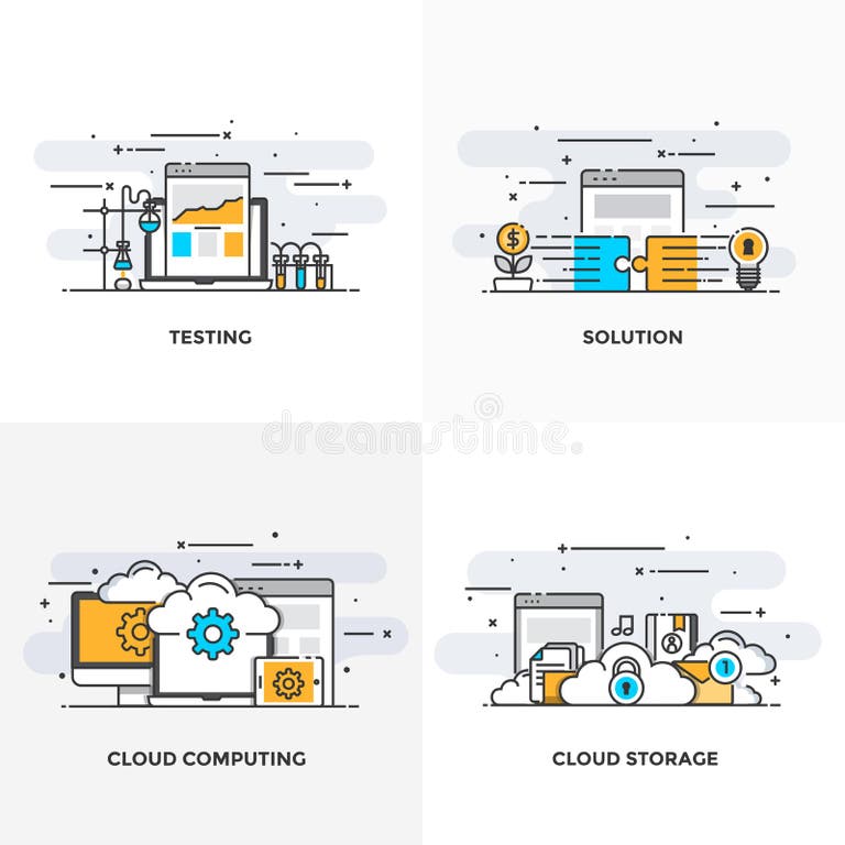Cloud Computing Testing Icon Stock Illustrations – 536 Cloud Computing ...