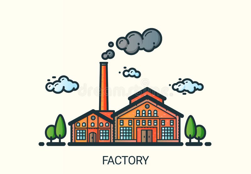 Old Brick Factory Stock Illustrations – 2,492 Old Brick Factory Stock ...