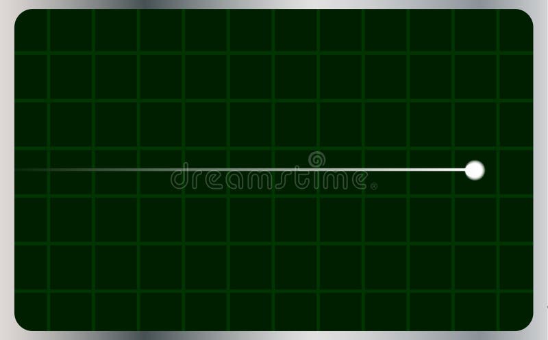 Flat Line Medical Life Machine Indicator Stock Vector - Illustration of ...