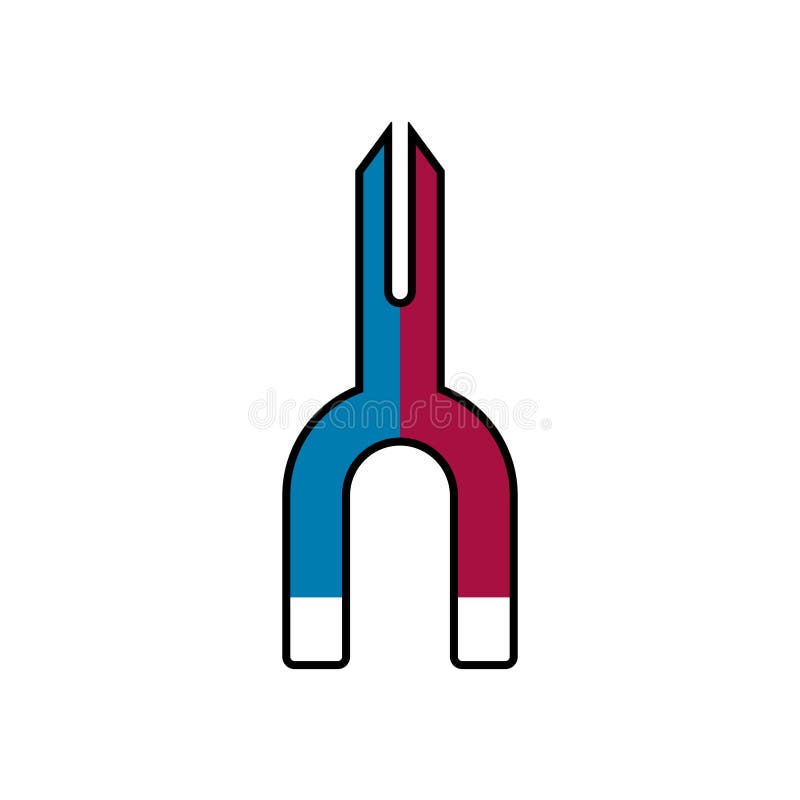 Magnet key 2 stock vector. Illustration of concept, magnetism - 151320147