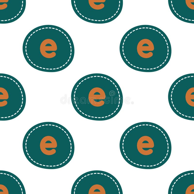 Texture letters E stock vector. Illustration of fabric - 162030296