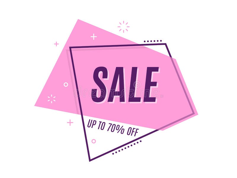 Flat Linear Promotion Sticker, Scroll, Price Tag, Sticker, Badge Stock ...