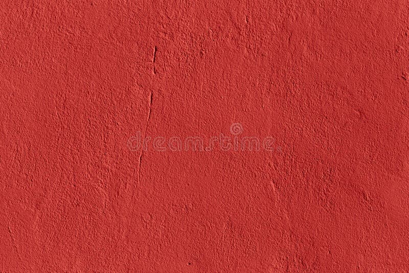 Flat Live Coral Color Plaster Wall Matte Texture Stock Photo - Image of ...