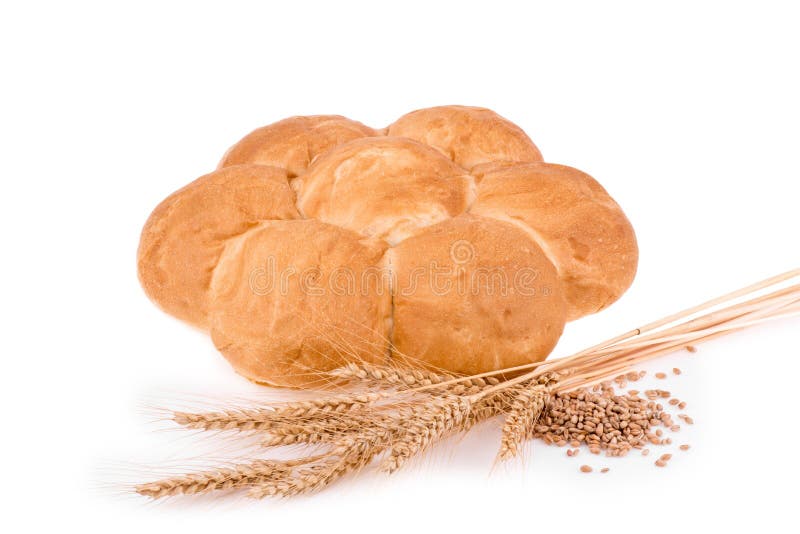 Flat loaf stock photo. Image of pastry, food, isolated - 60939512