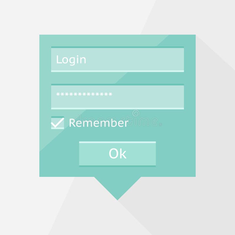 Vector login form template stock vector. Illustration of label - 22740415 Vector login form template stock vector. Illustration of label - 22740415
