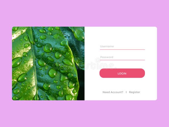 Login Form Modern Flat Ui Design Stock Illustrations – 782 Login Form ...