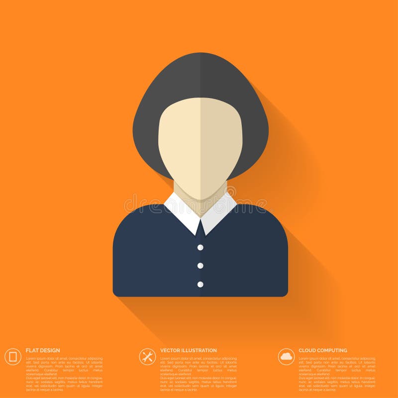 Flat Male Avatar. User Profile Icon. Business Concept. Website Element ...