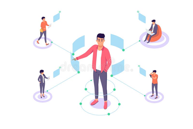 Employee Communication Black Icon, Concept Illustration, Vector Flat ...