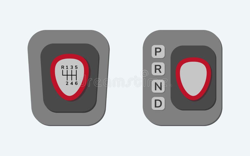 Automatic Gearbox Symbol and Icon Stock Illustration - Illustration of ...