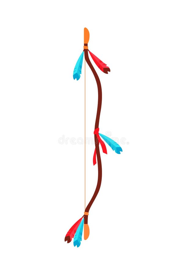 Flat Mayan Bow stock vector. Illustration of culture - 273468222