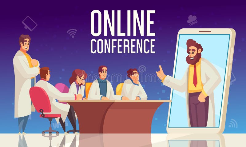 Medical Conference Composition Stock Vector - Illustration of ...