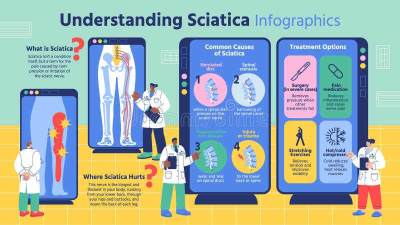 Explaining Sciatica Stock Illustrations – 3 Explaining Sciatica Stock ...