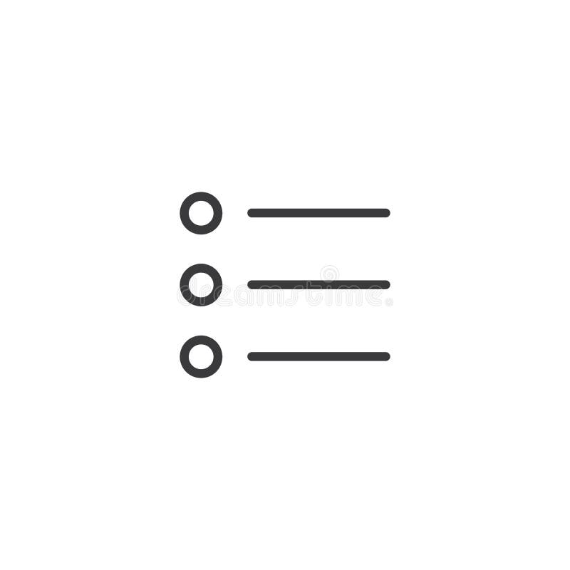 Flat Menu Icon Illustration for Website Navigation Stock Vector ...