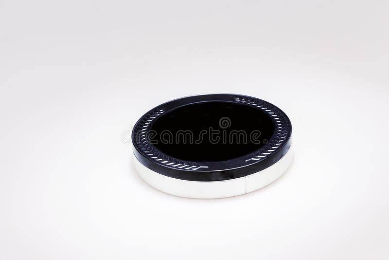 Flat metal box stock image. Image of detail, single - 208520543