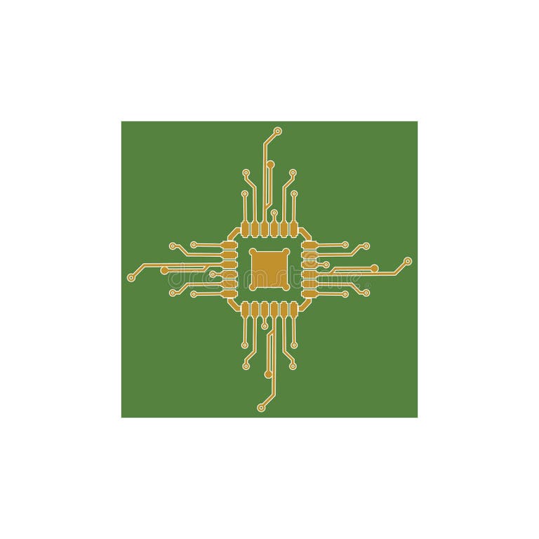Microelectronics Circuits Stock Illustrations – 646 Microelectronics ...