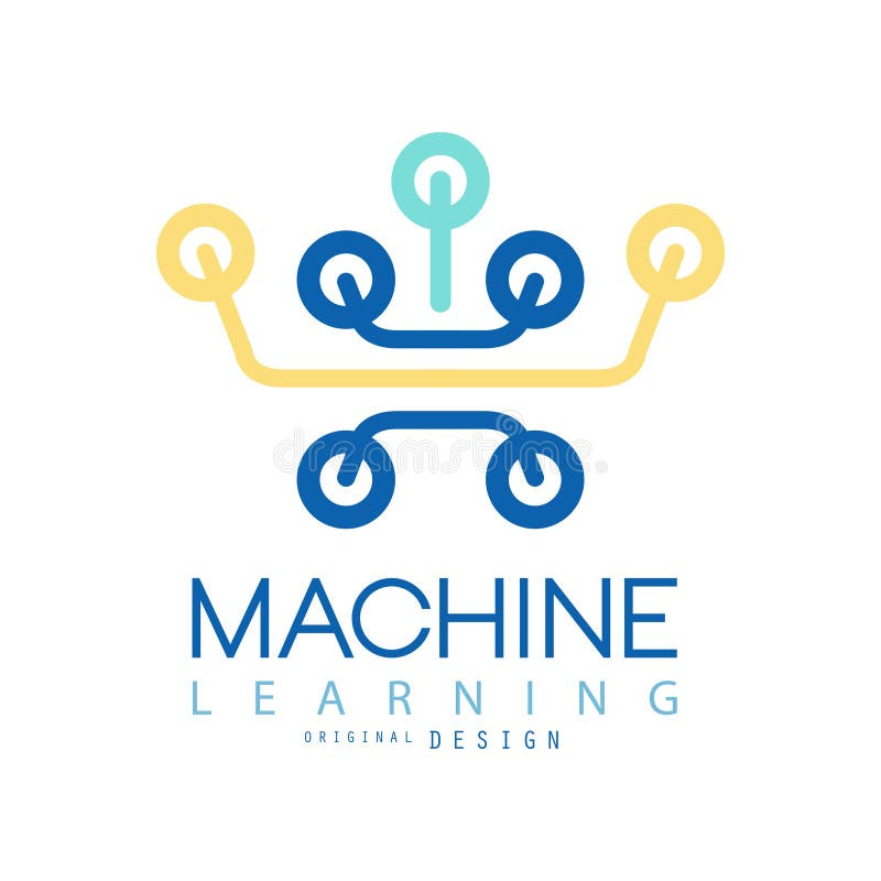 Flat Machine Learning Logo Design. Computer Science and Technology ... Flat Machine Learning Logo Design. Computer Science and Technology ...