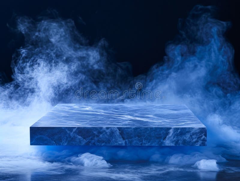 Flat Minimalistic Product Display Podium Horizontal Illustration. Stock ...