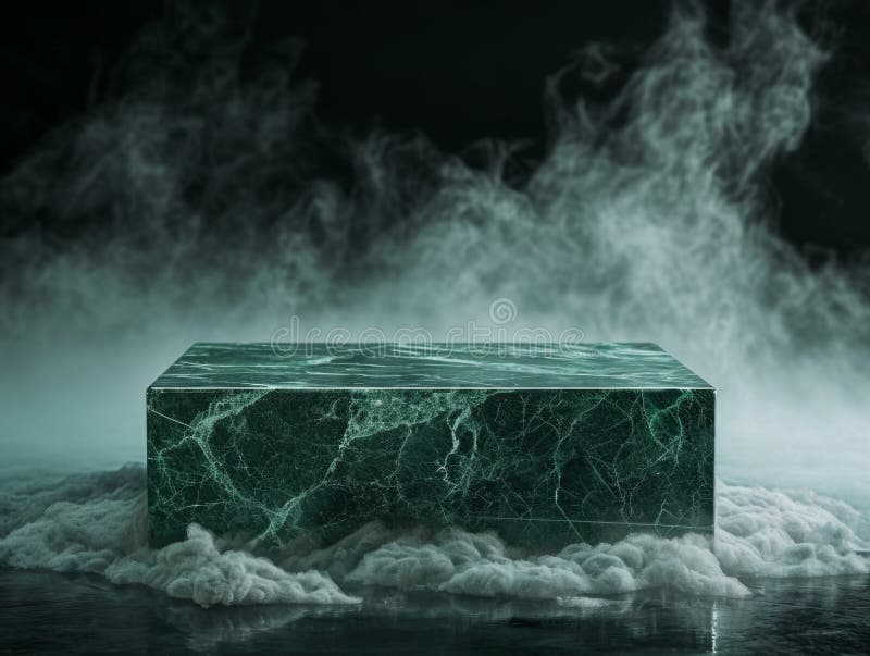 Flat Minimalistic Product Display Podium Horizontal Illustration. Stock ...