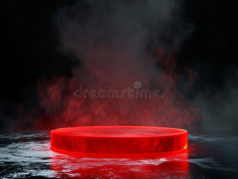 Flat Minimalistic Product Display Podium Horizontal Illustration. Stock ...