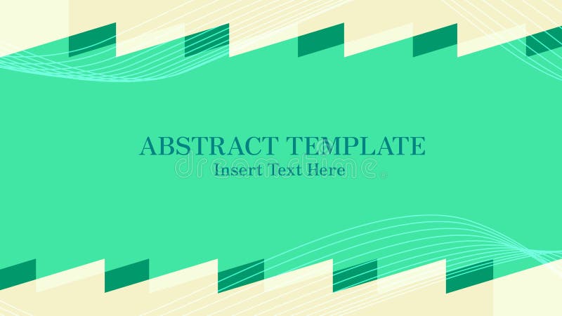 Flat Mint Green Sawtooth Frame Template Background, with Wavy Line Mesh ...