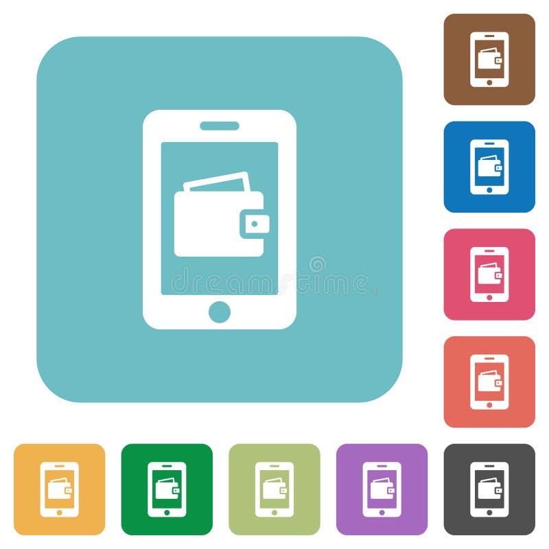 Wallet icons stock vector. Illustration of design, monetary - 41624955