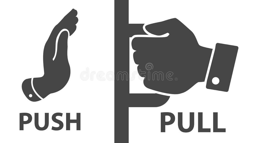 Push Pull Icon Stock Illustrations – 1,442 Push Pull Icon Stock ...
