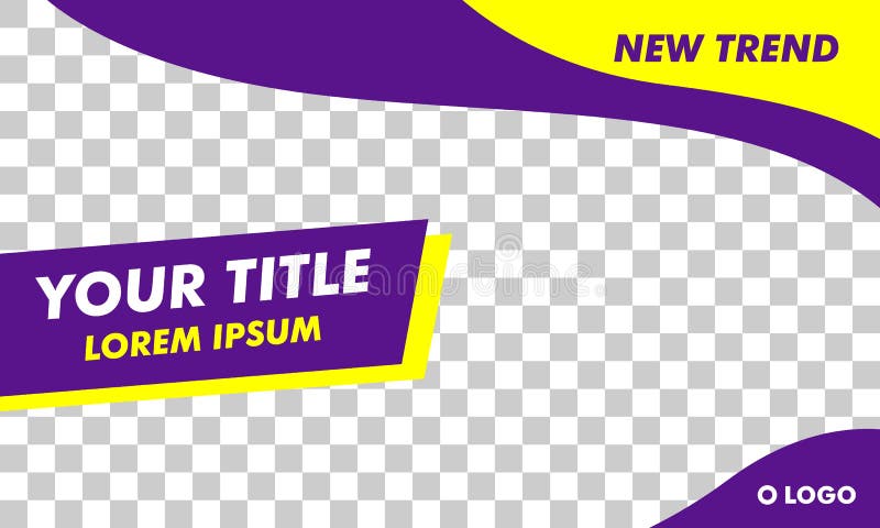 Flat Modern Landscape Web Banner Template Stock Illustration ...