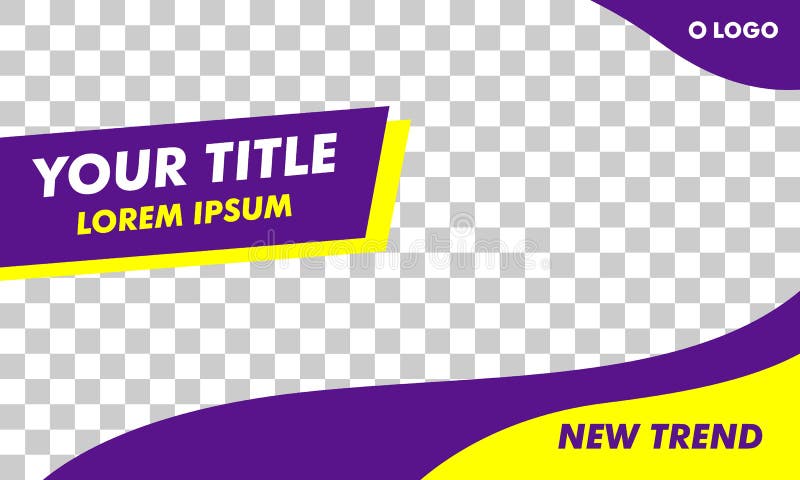 Flat Modern Landscape Web Banner Template Stock Illustration ...