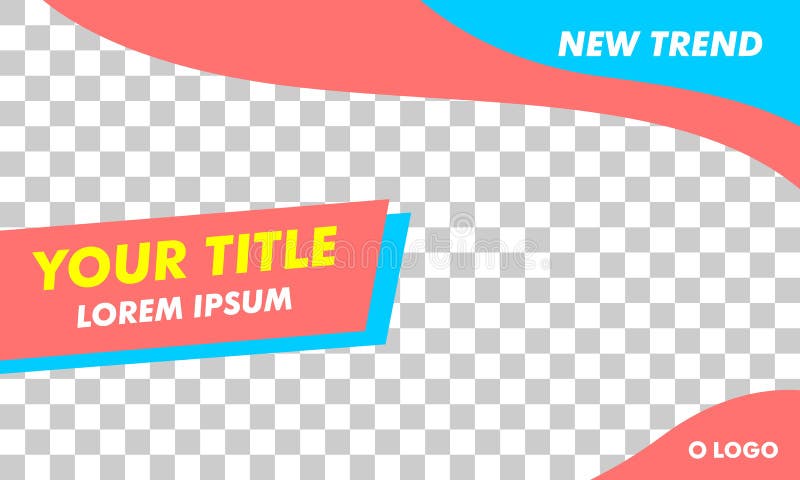 Flat Modern Landscape Web Banner Template Stock Illustration ...