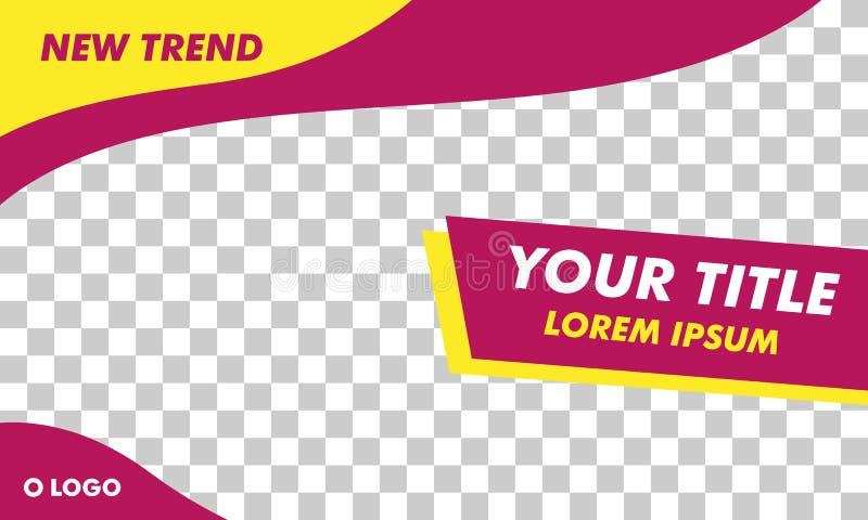 Flat Modern Landscape Web Banner Template Stock Illustration ...