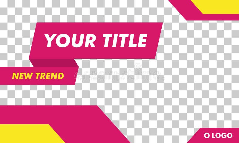 Flat Modern Landscape Web Banner Template Stock Illustration ...