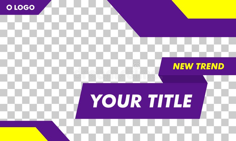 Flat Modern Landscape Web Banner Template Stock Illustration ...