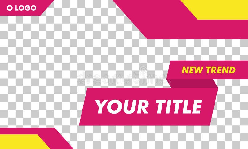 Flat Modern Landscape Web Banner Template Stock Illustration ...