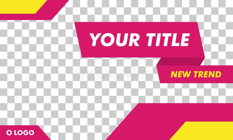 Flat Modern Landscape Web Banner Template Stock Illustration ...